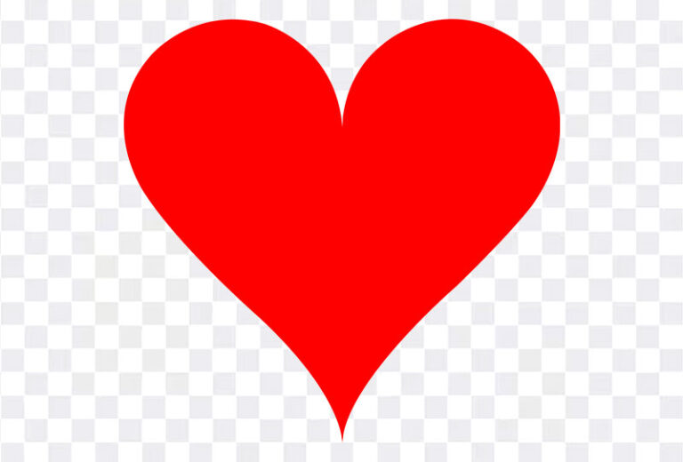 Red Simple Heart Shape Vector Clipart Png Transparent Image Free ...