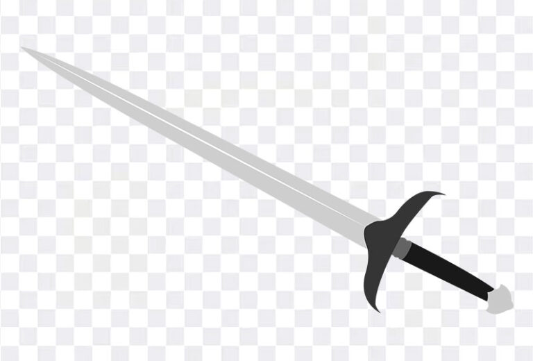 Cartoon Weapon Medieval Sword Vector Clipart Png On Transparent ...